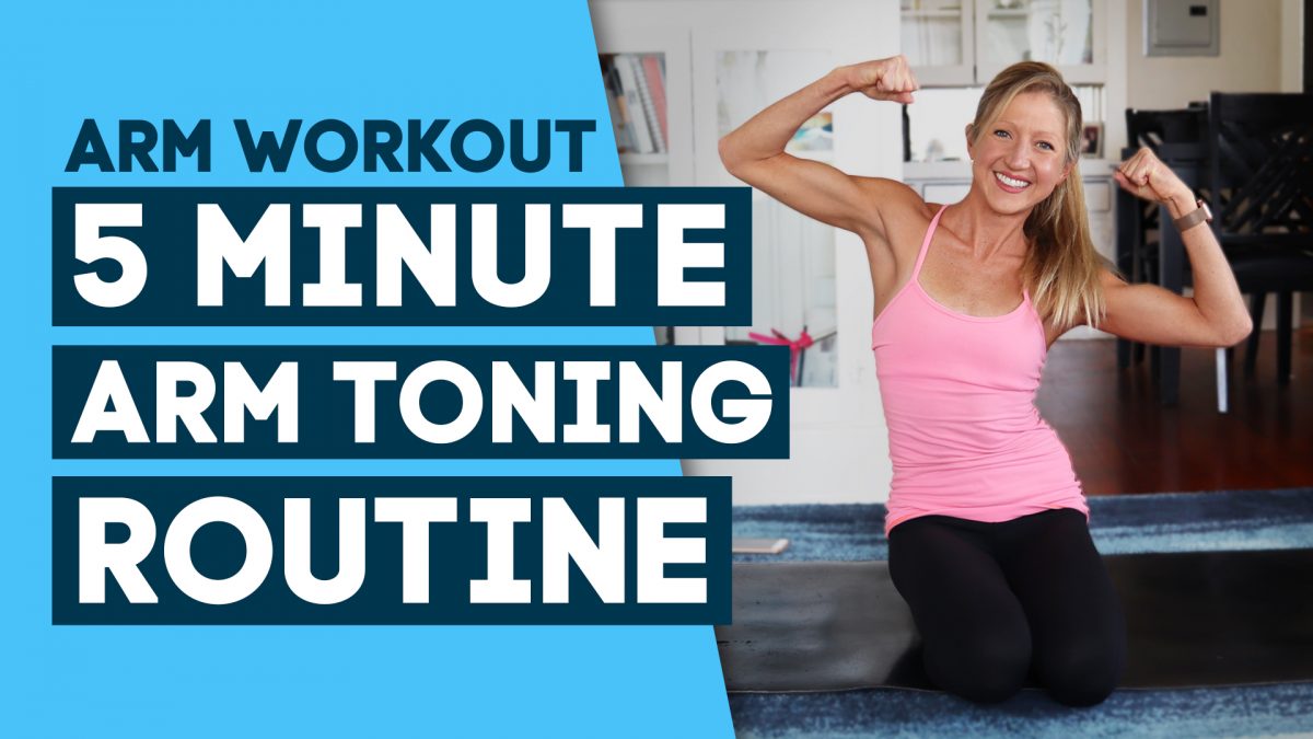 Arm Workout Without Weights At Home : 5 Minute Arm Toning Video