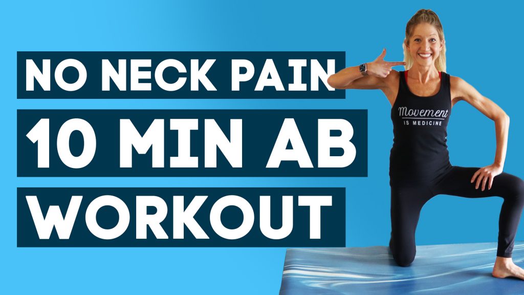 No Neck Pain Abs Workout - Caroline Jordan