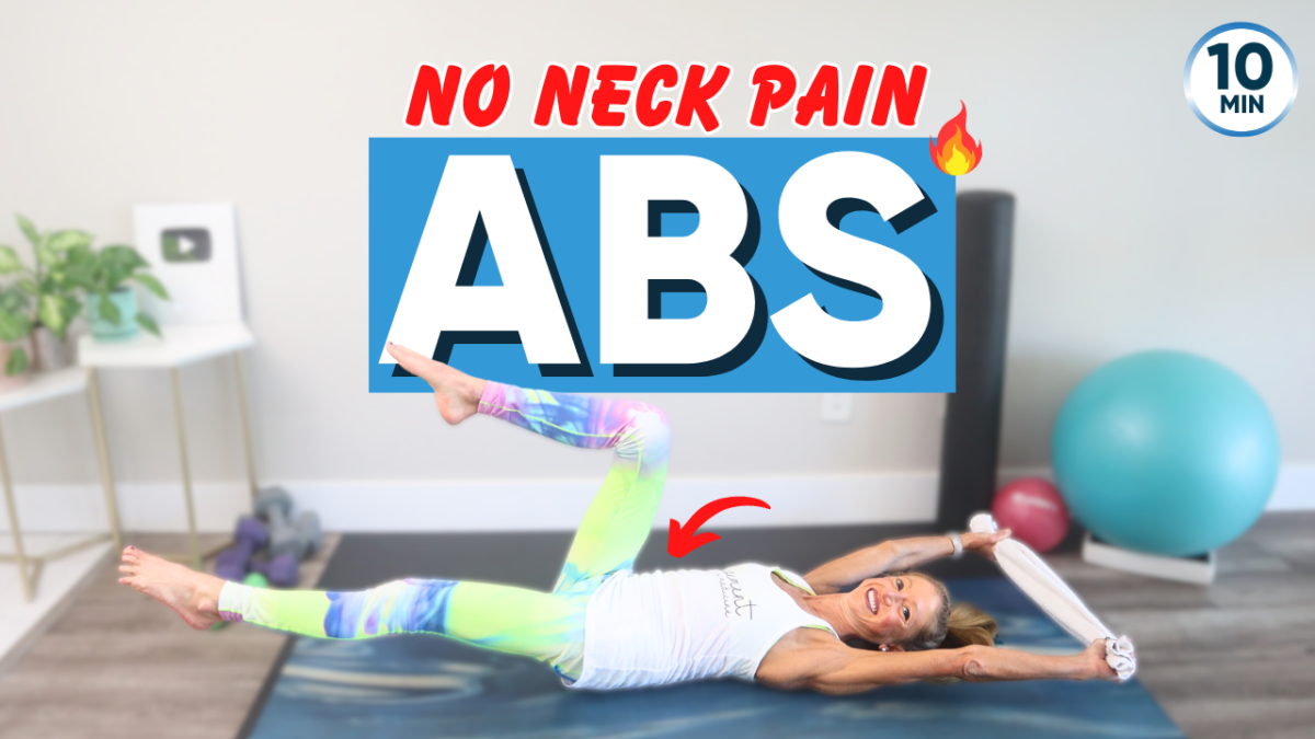 Say Goodbye to Neck Pain with My 10-Minute Ab Workout! - Caroline Jordan