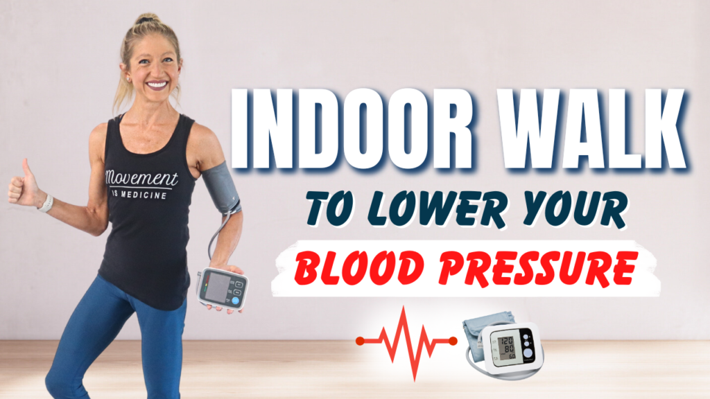 Indoor Walk To Lower Blood Pressure Workout - Caroline Jordan