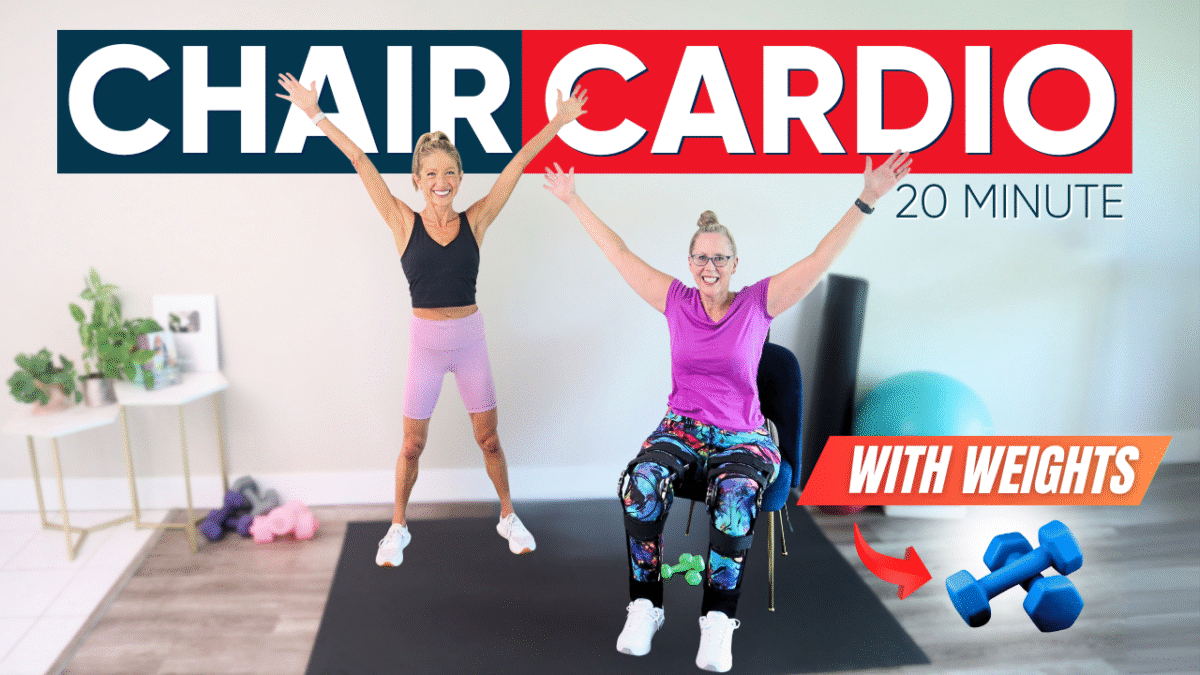 Energizing Chair Cardio with Weights: Strength & Heart Health for Every ...