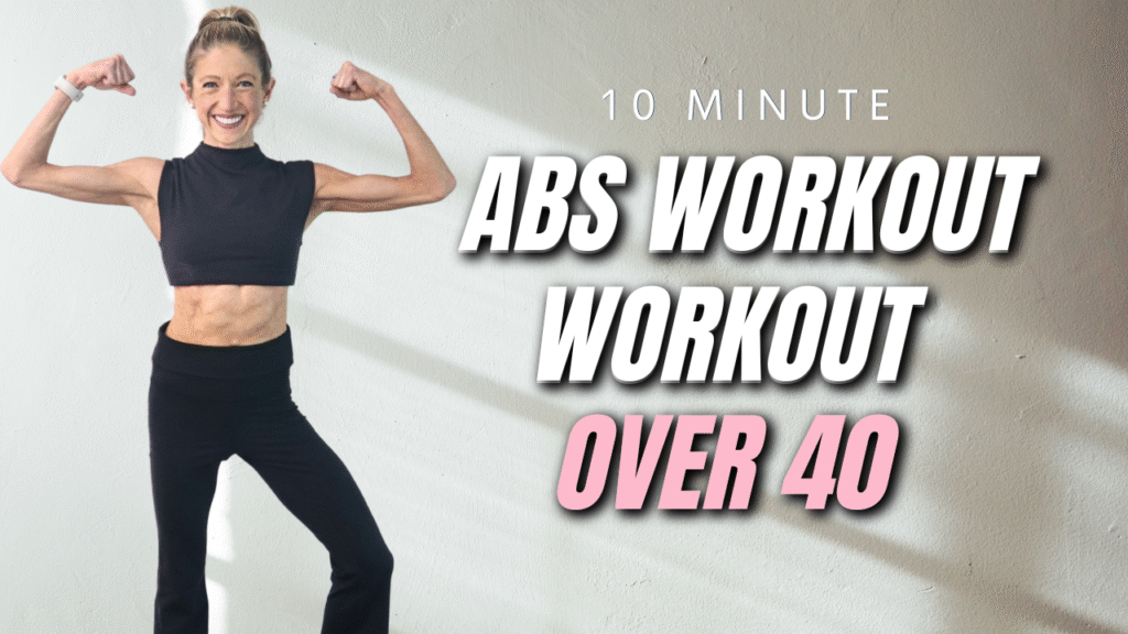 10 Minute Abs Workout for Women Over 40 (No Crunches, No Jumping ...